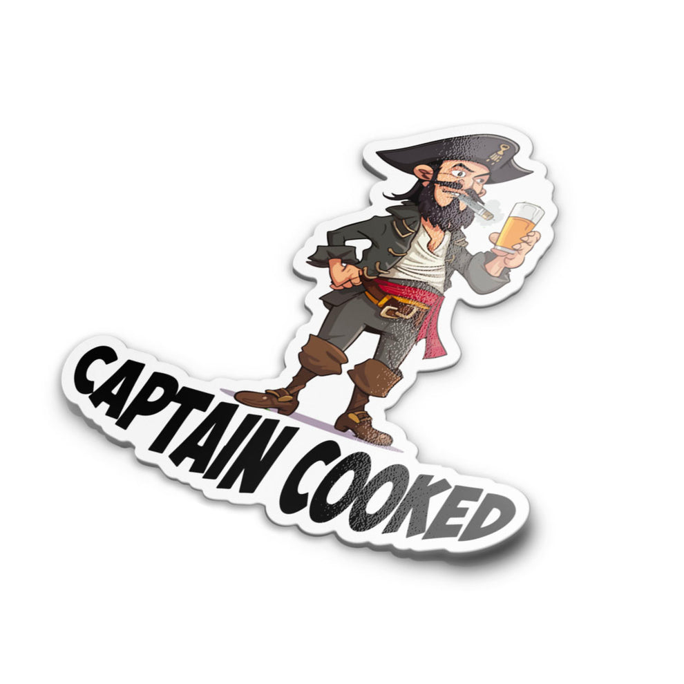 CAPTAIN COOKED STICKER – stickermize