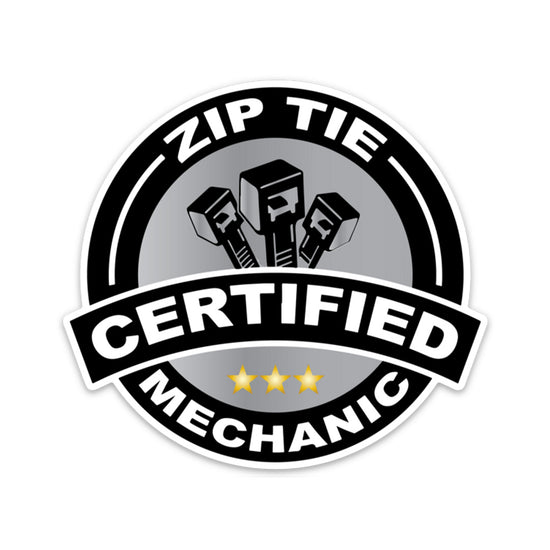 ZIP TIE MECHANIC STICKER – stickermize