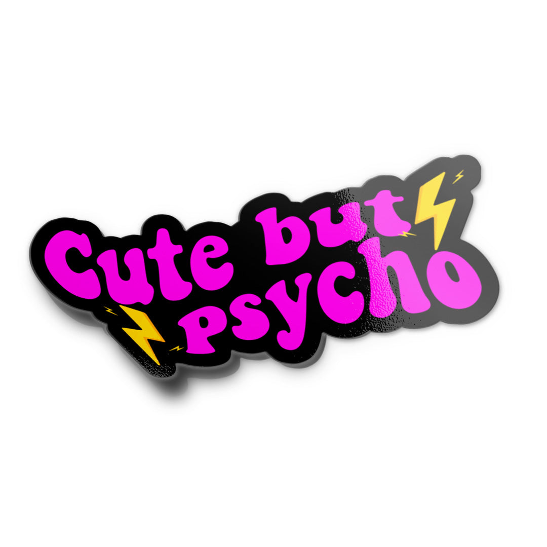 CUTE BUT PSYCHO STICKER – stickermize