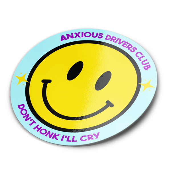 ANXIOUS DRIVERS CLUB STICKER – stickermize