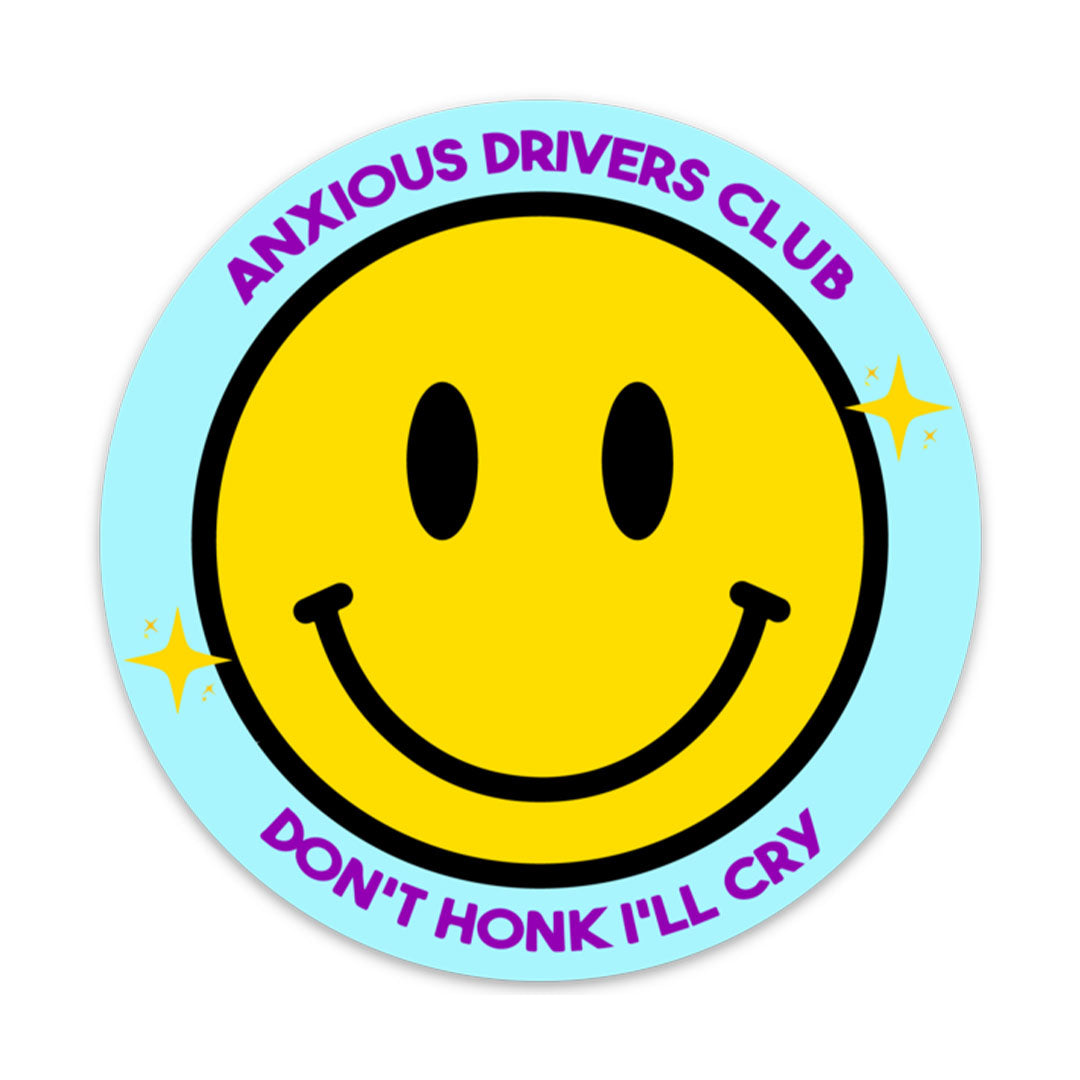 ANXIOUS DRIVERS CLUB STICKER – stickermize