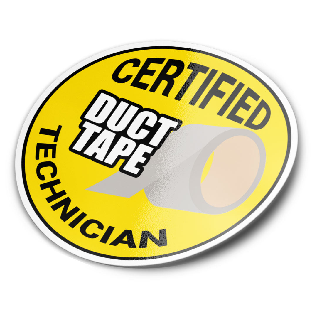 DUCT TAPE TECHNICIAN STICKER – stickermize
