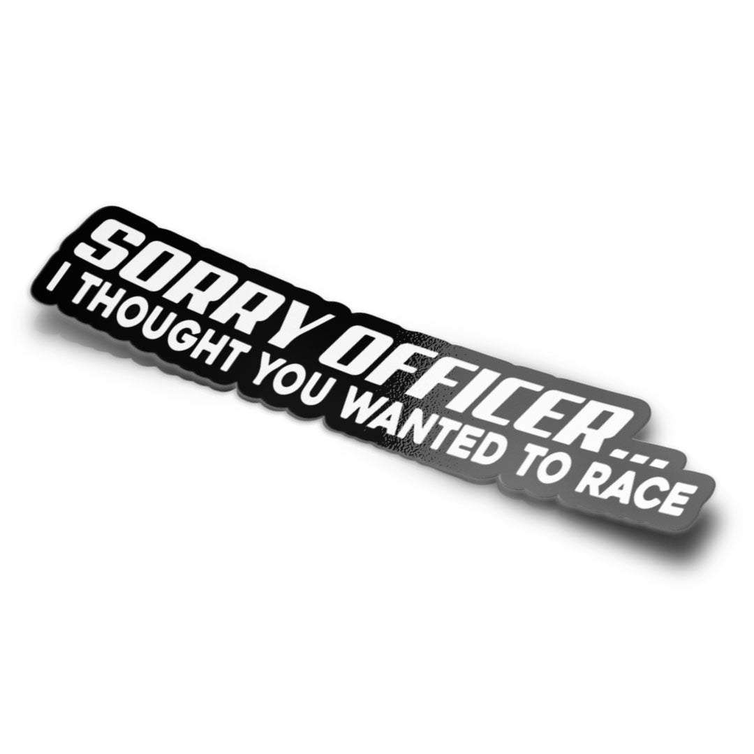 SORRY OFFICER STICKER – stickermize